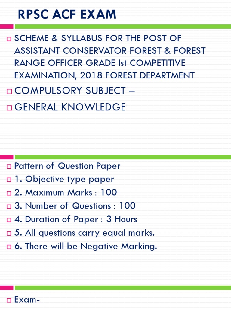 RPSC Acf Exam | PDF | Archaeology