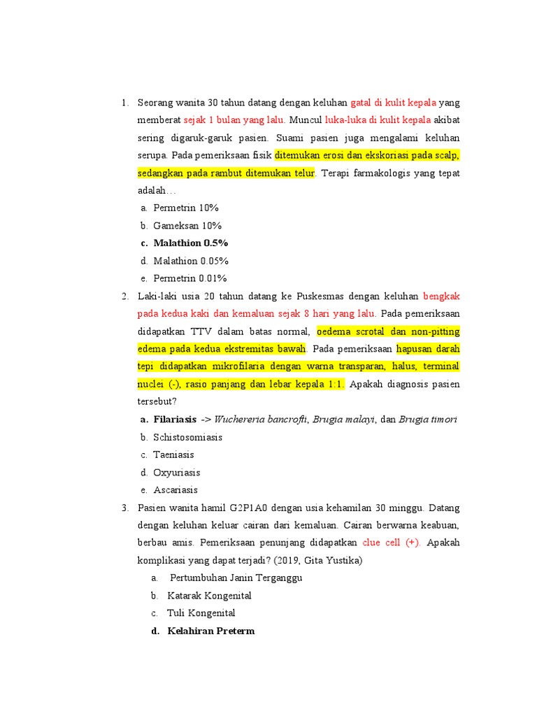 Soal Remed Kulkel 2021 | PDF