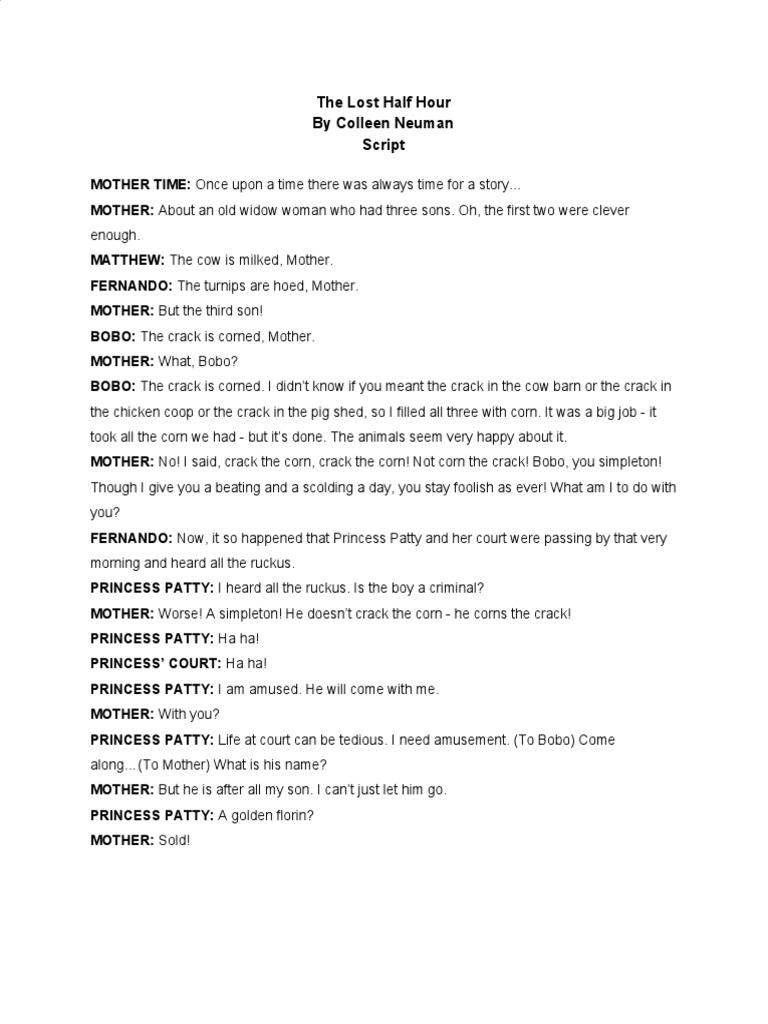 The Lost Half Hour by Collen Neuman | PDF | Nature