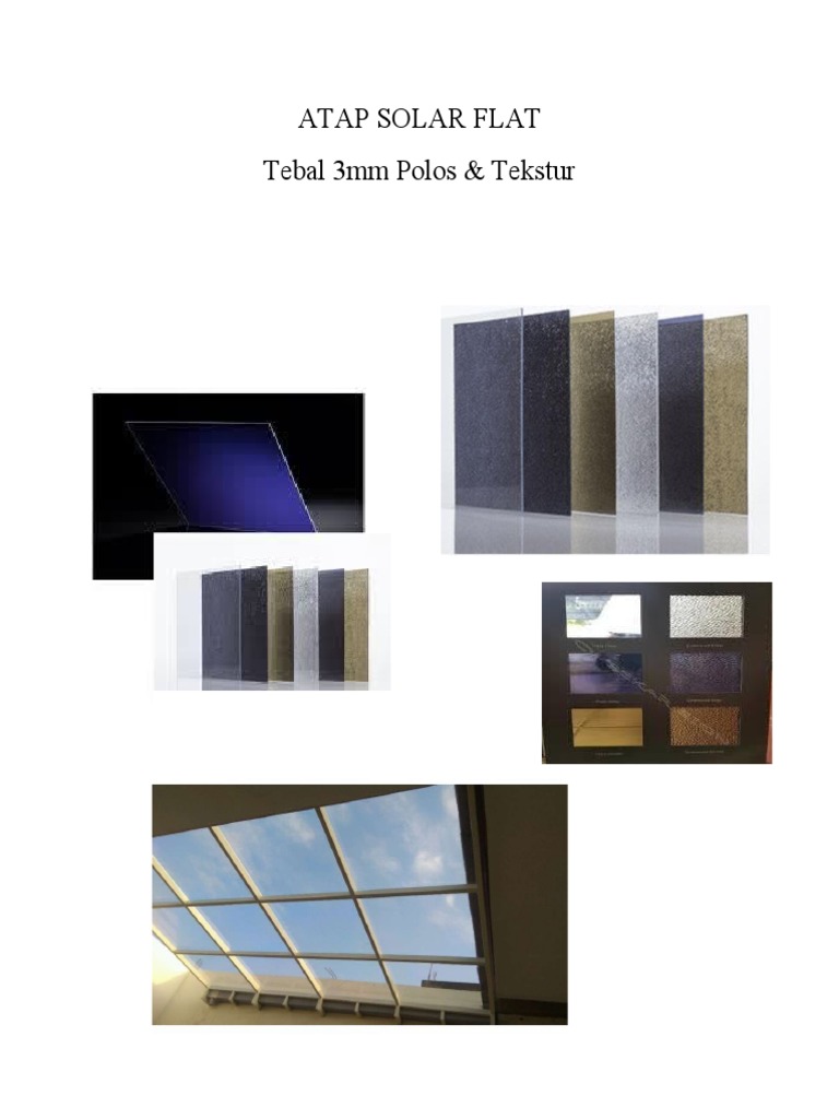 Atap Solar Flat | PDF