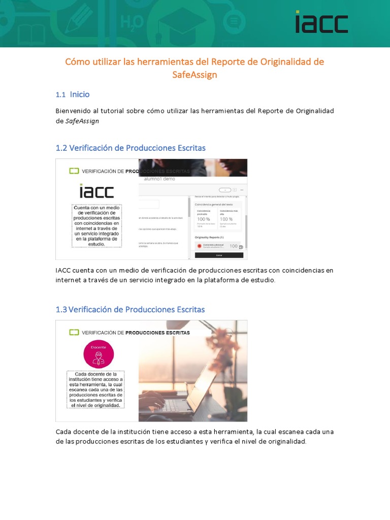 Tutorial - Tutorial - SafeAssign - Originality Report - PDF Ely ...