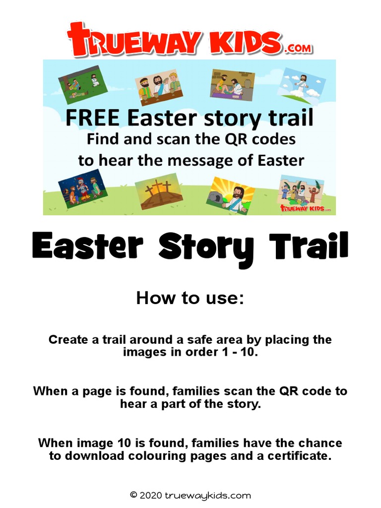Easter Story Trail Activity Guide | PDF