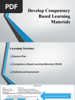 TESDA Competency-Based Curriculum Presentation | PDF | Competence ...