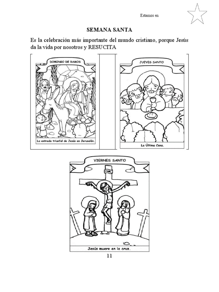 Semana Santa para Colorear | PDF