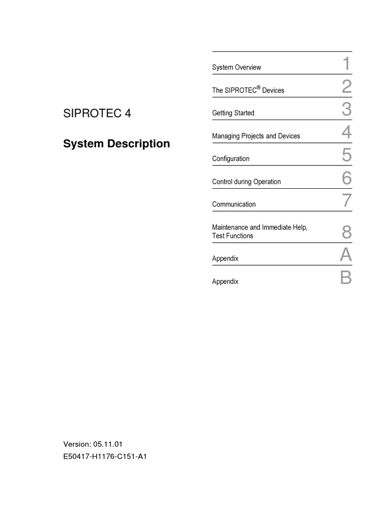 SIPROTECb | PDF | Input/Output | Parameter (Computer Programming)