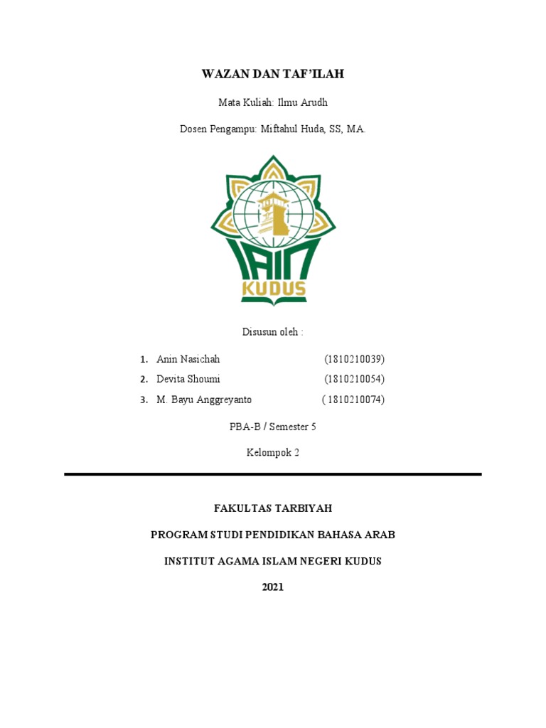 ILMU ARUDH ٢ | PDF | Kajian Bahasa Asing | Agama & Spiritualitas
