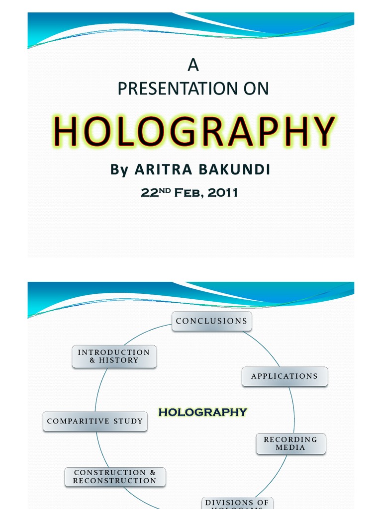 Holography: History and Applications | PDF | Holography | Atomic