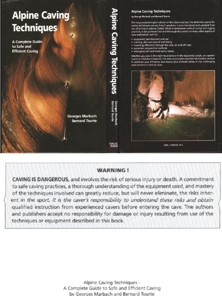 Alpine Caving Techniques | PDF