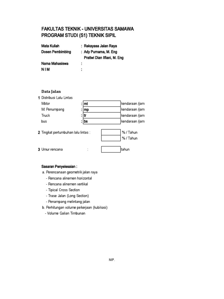 Soal TB TJR 2020 | PDF