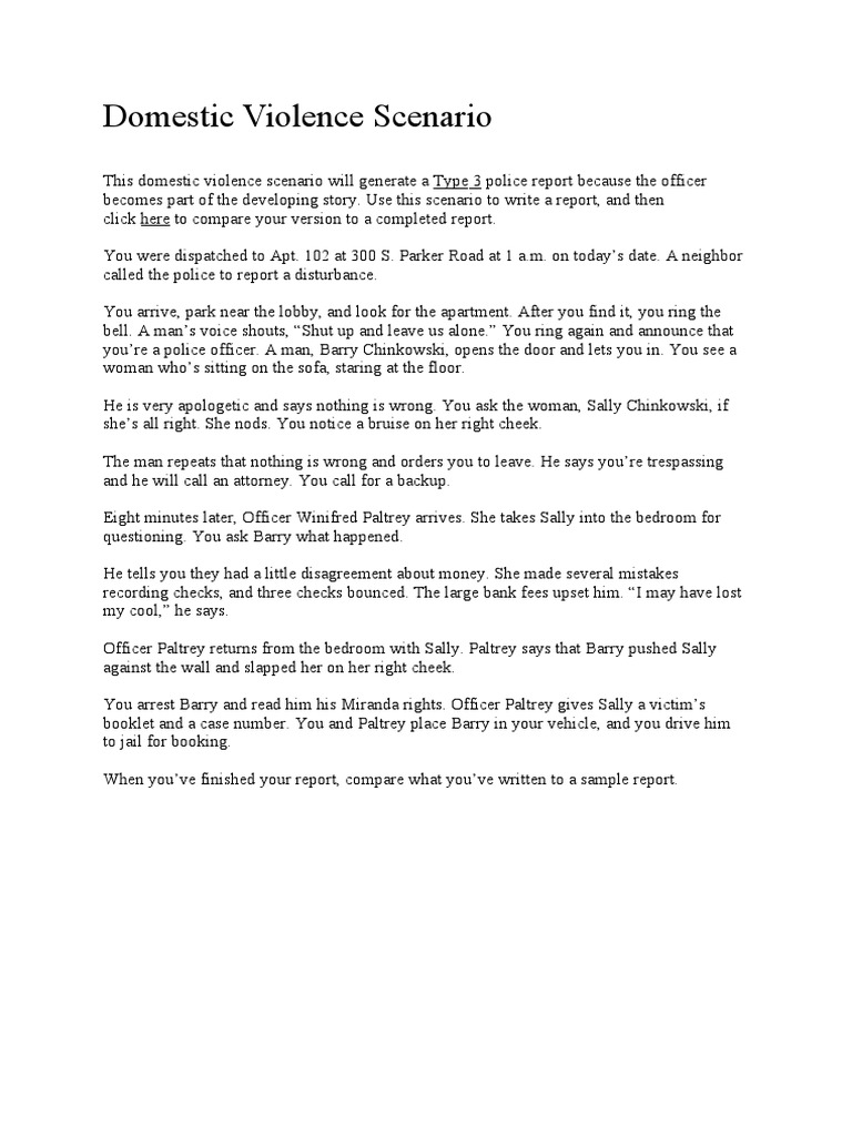 Domestic Violence Report | PDF | Violence