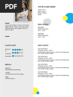 Glints CV Template | PDF