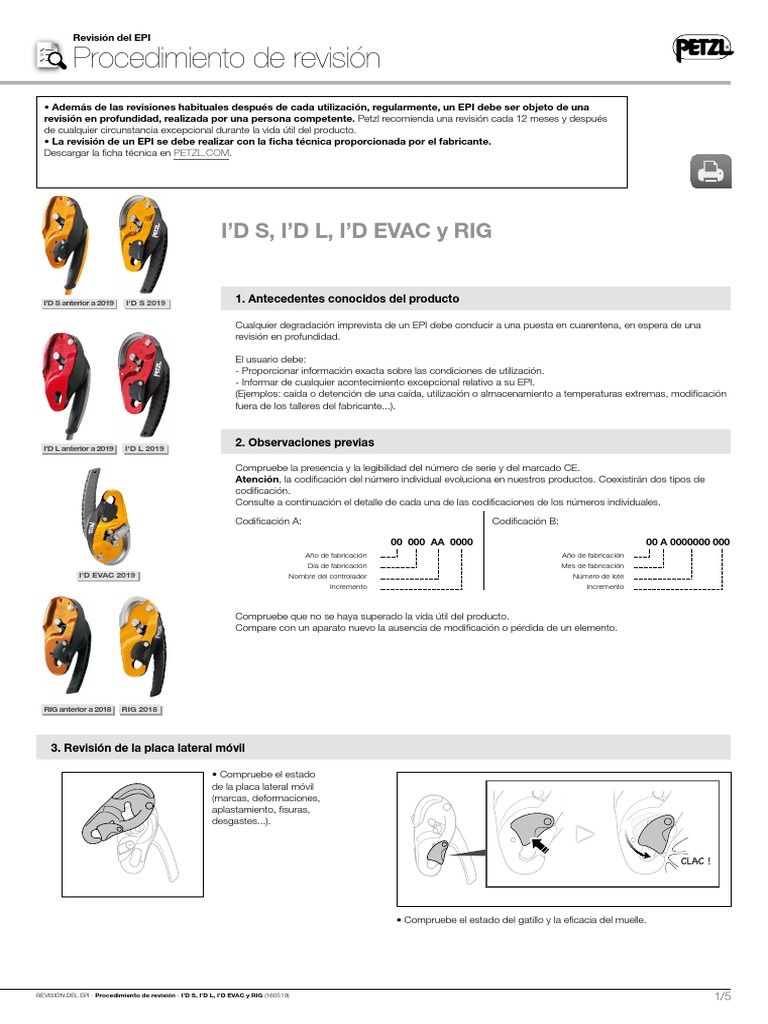 Verif EPI IDS IDL IDevac RIG Procedure ES | PDF | Naturaleza