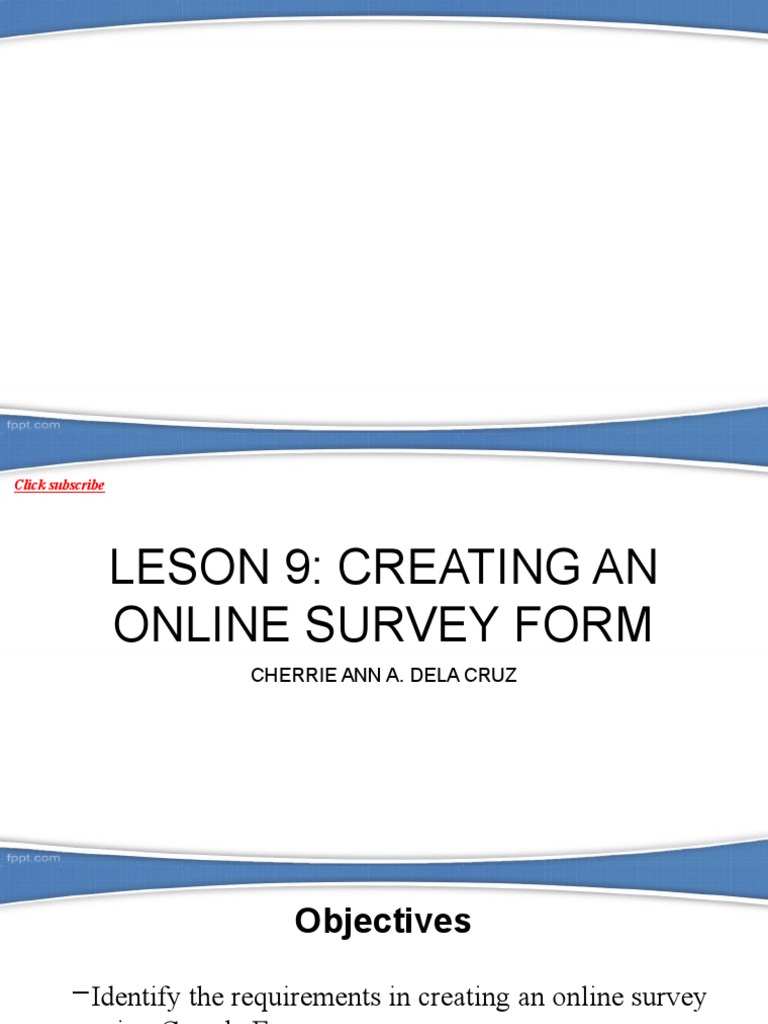 Online Survey Creation Guide | PDF | Web Application | World Wide Web