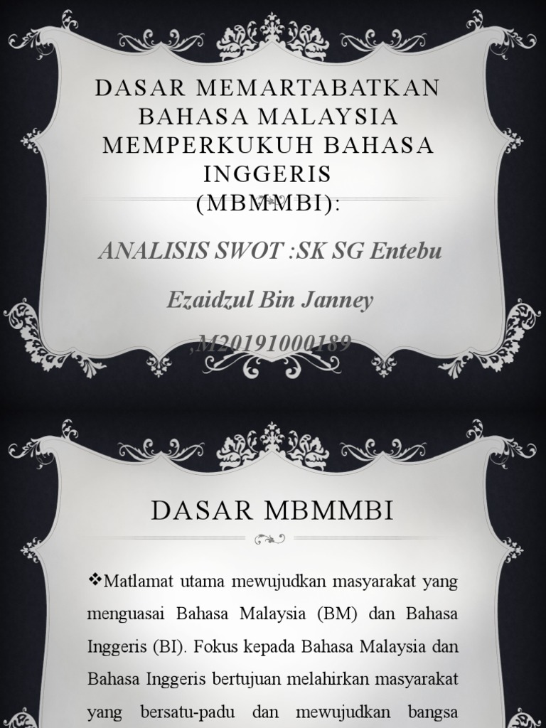 DASAR MEMaRTABATKAN BAHASA MALAYSIA MEMPERKUKUH BAHaSA INGGERIS | PDF DASAR MEMaRTABATKAN BAHASA MALAYSIA MEMPERKUKUH BAHaSA INGGERIS | PDF