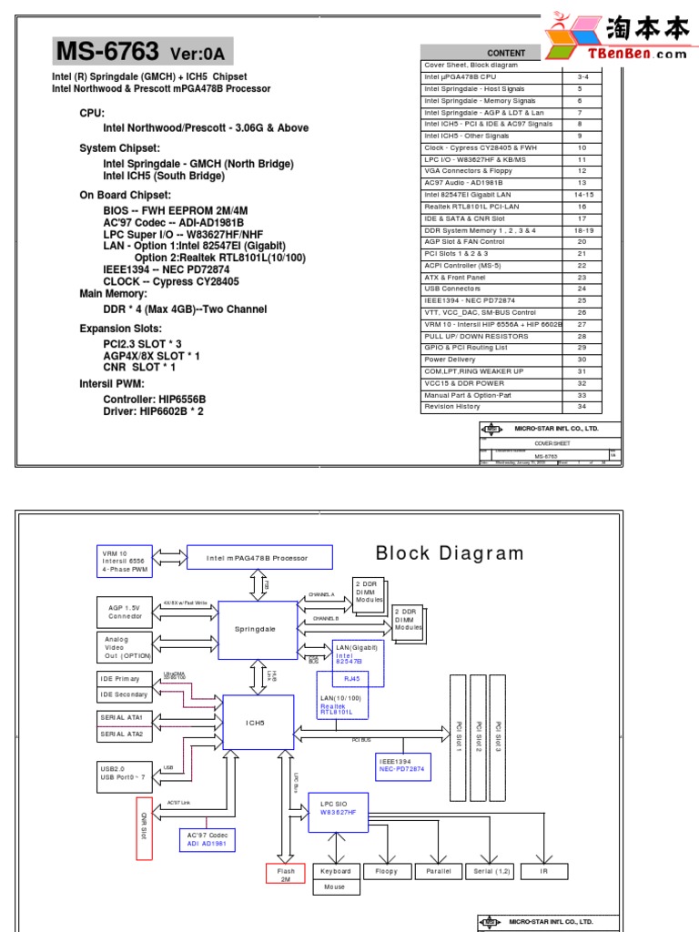 Intel mPGA478B Processor Overview | PDF | Personal Computers ...
