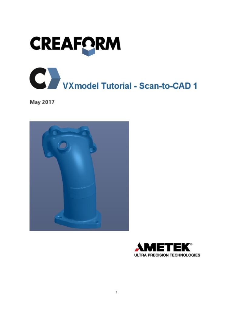 VXmodel - Tutorial 1 - Scan-to-CAD 1 - EN | PDF | Computer Aided Design | Computing