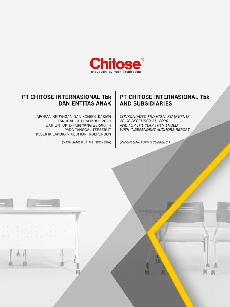 PT Chitose Internasional Tbk's 2020 Consolidated Financial Statements ...