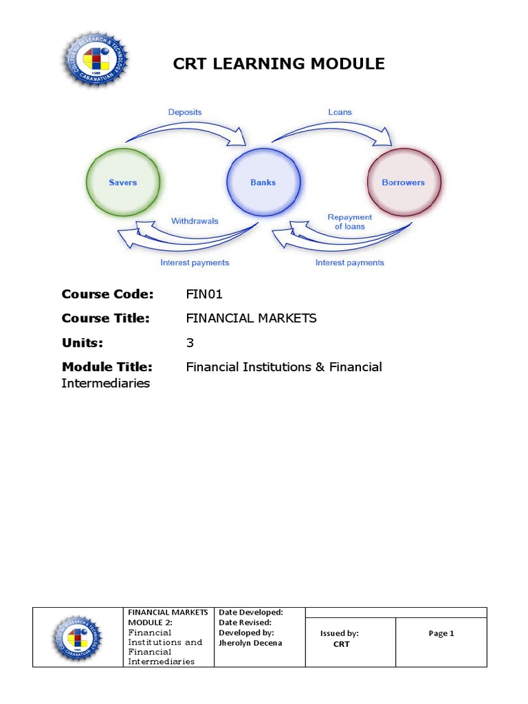Module 2 Financial Markets | PDF | Financial Markets | Securities (Finance)
