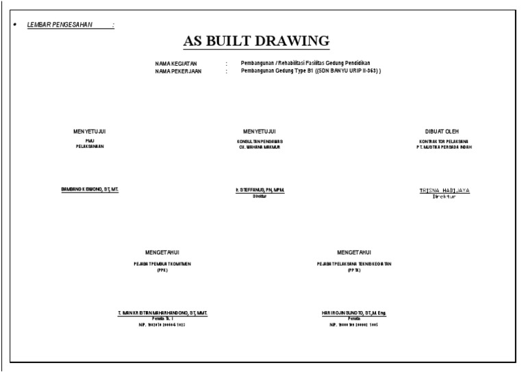 As Built Drawing | PDF