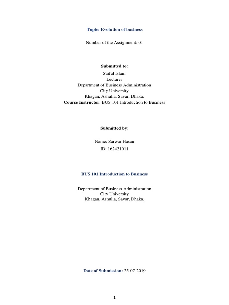 Evolution of Business | PDF | Sustainability | Evolution