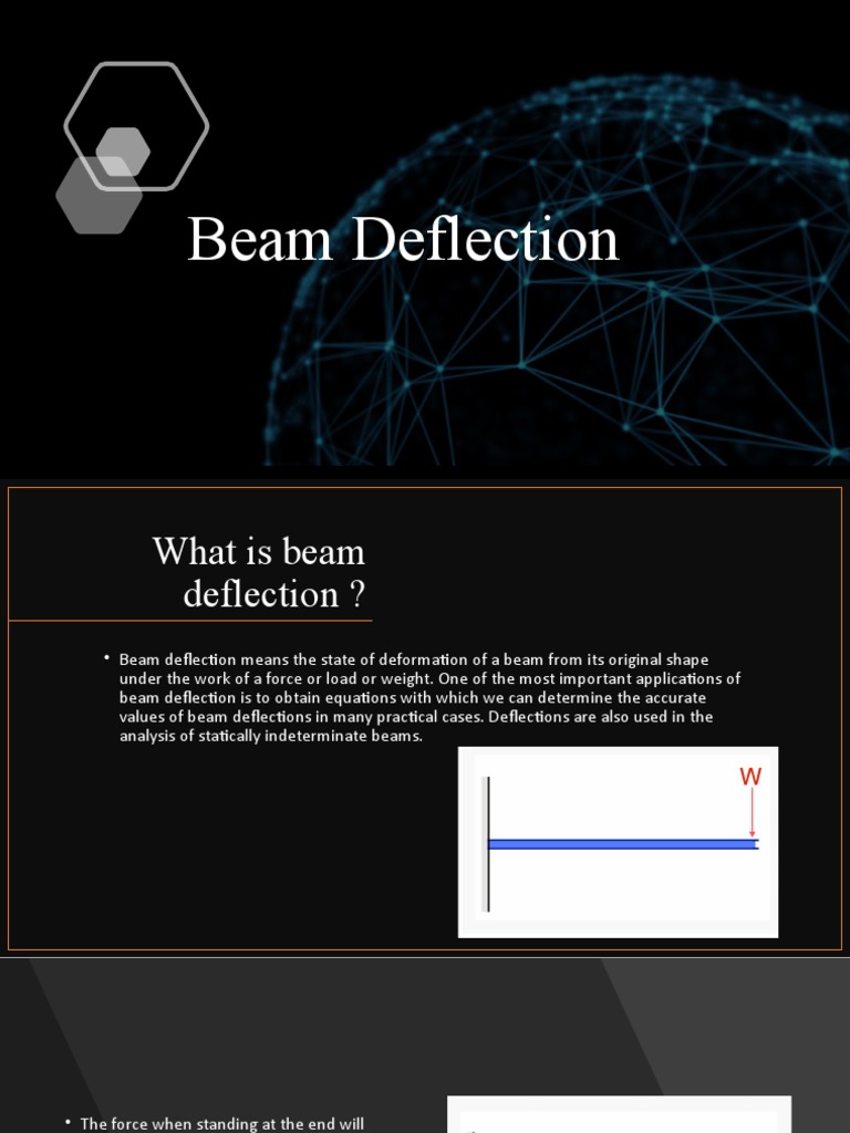 Understanding Beam Deflection | PDF | Beam (Structure) | Deformation ...