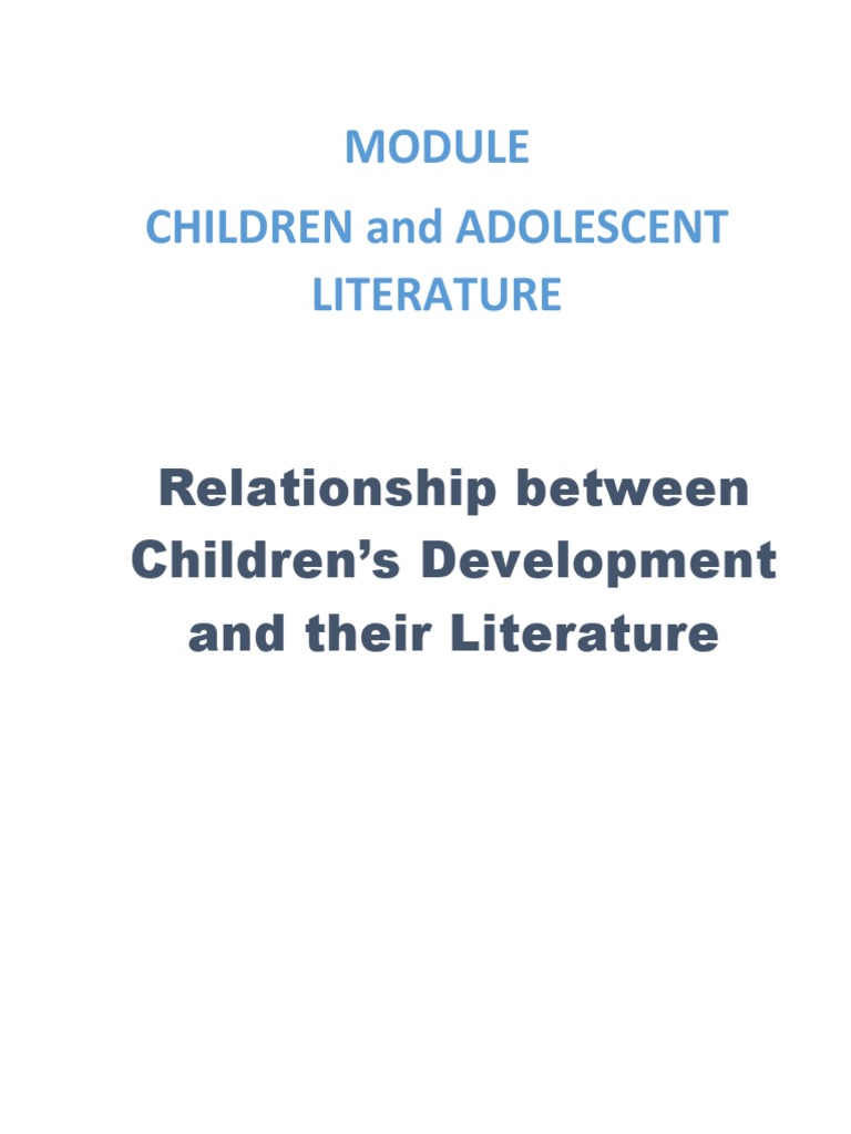 Impact of Literature on Child Development | PDF | Children's Literature ...