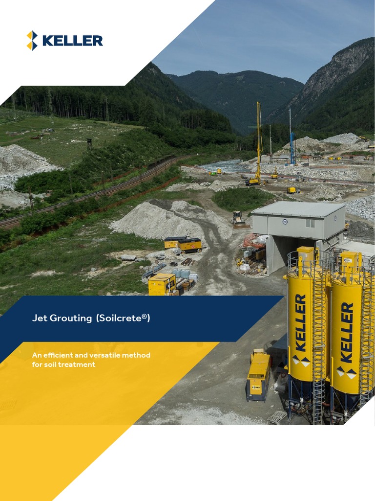 Jet Grouting Brochure Keller Uk | PDF | Drilling Rig | Deep Foundation