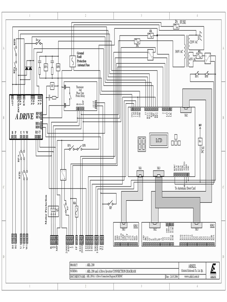 Arl-200 & Adrive Connection Diagram | PDF
