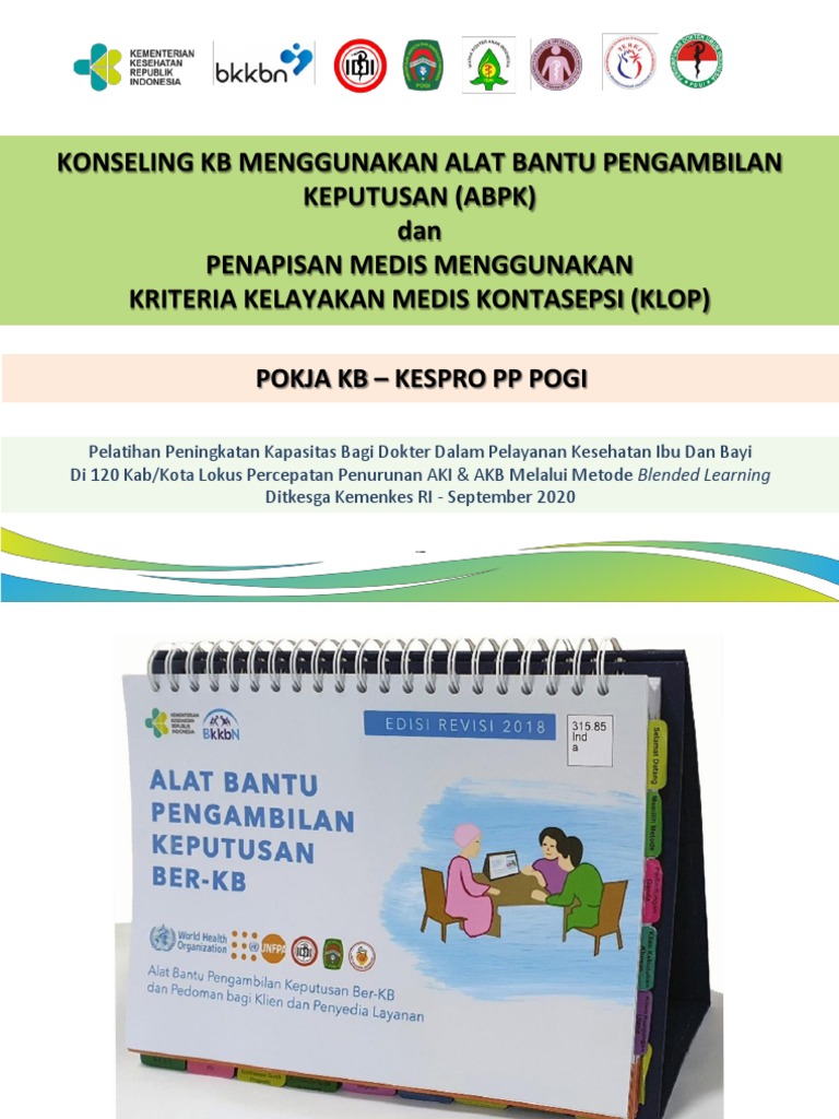 Materi KB 3 - Konseling ABPK Penapisan KLOP | PDF