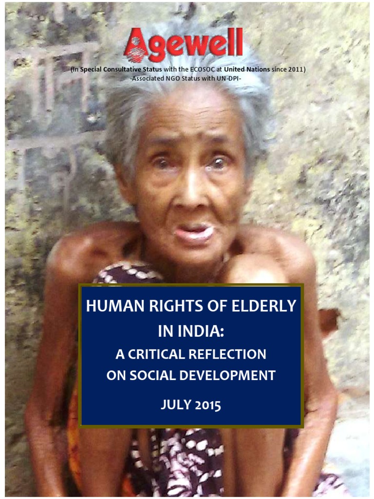 Human Rights of Elderly in India - A Critical Reflection On Social ...