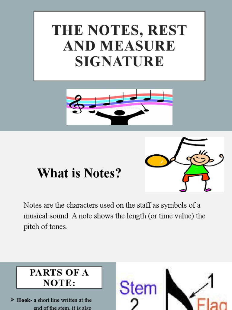 Musical Notes and Rest Basics | PDF