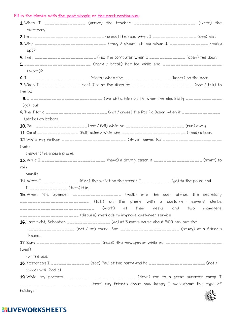 English Past Tense Exercise | PDF