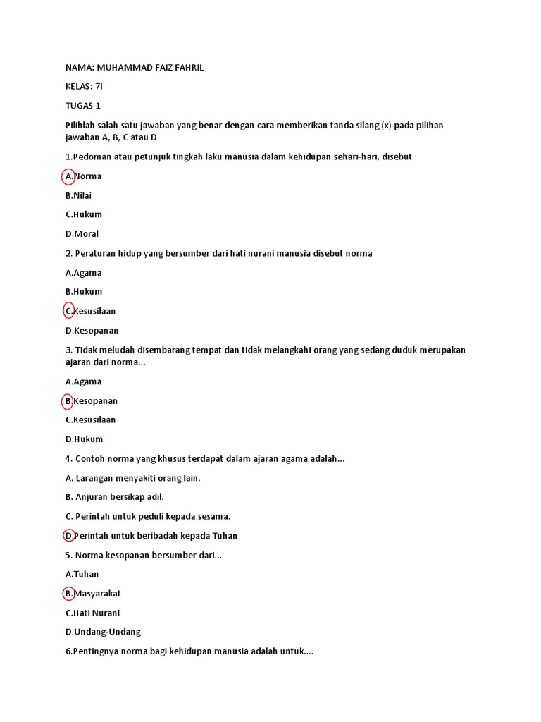 Tugas PKN | PDF | Karier & Perkembangan