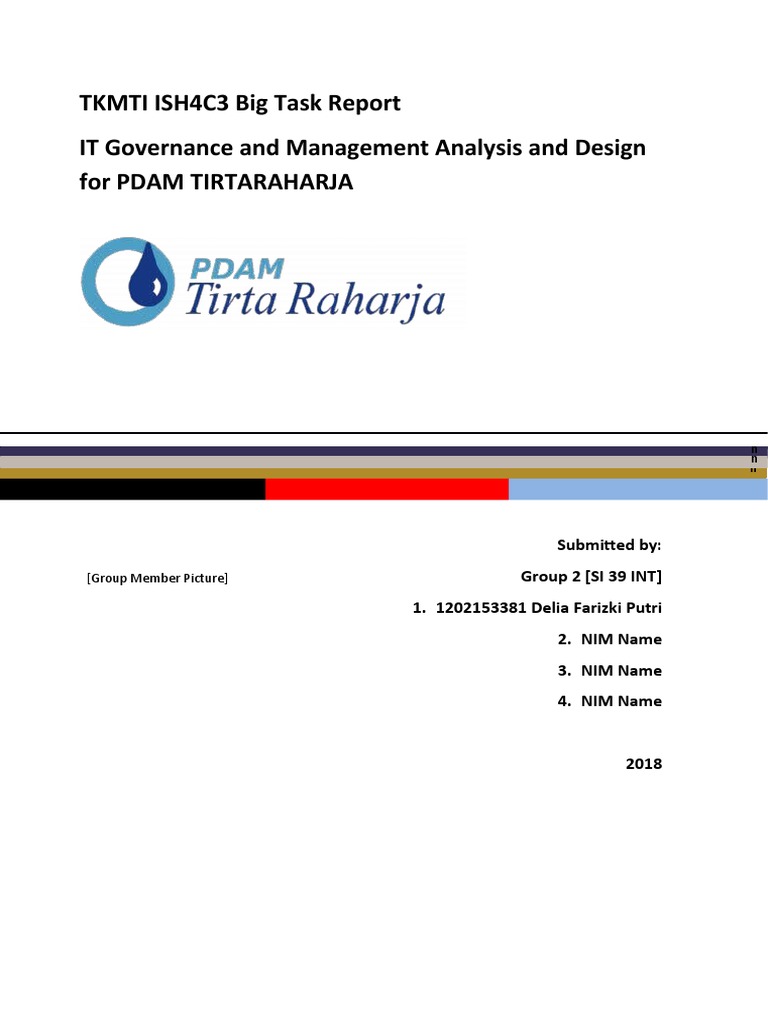IT Governance Analysis & Design - Group 2 - TKMTI - PDAM TIRTA RAHARJA ...