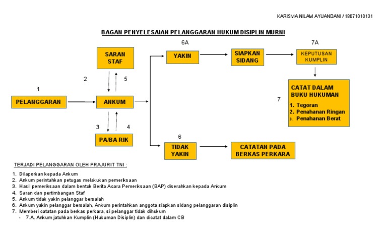 Bagan Penyelesaian Pelanggaran Hukum Disiplin Murni | PDF