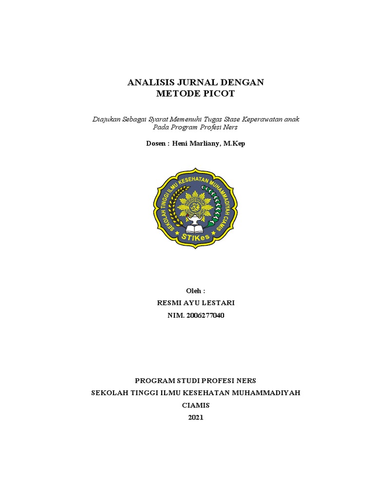 Analisis Jurnal Metode PICOT ISPA | PDF
