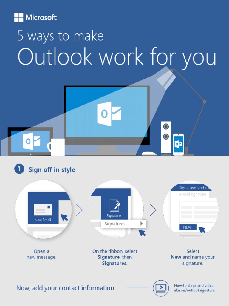 5 Ways To Make Outlook Work For You | PDF