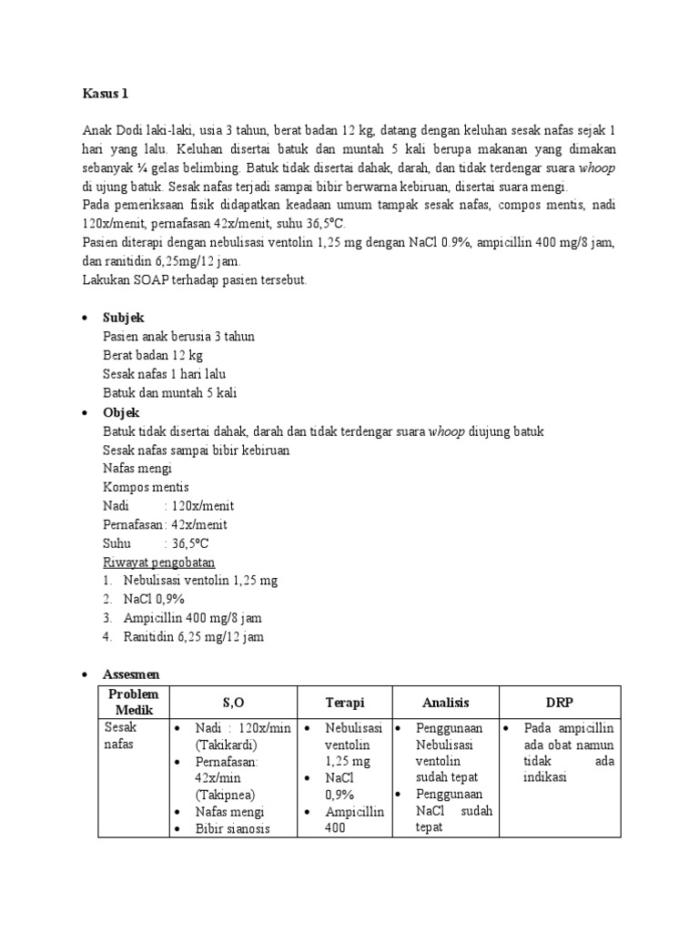 Studi Kasus Asma - 1 | PDF