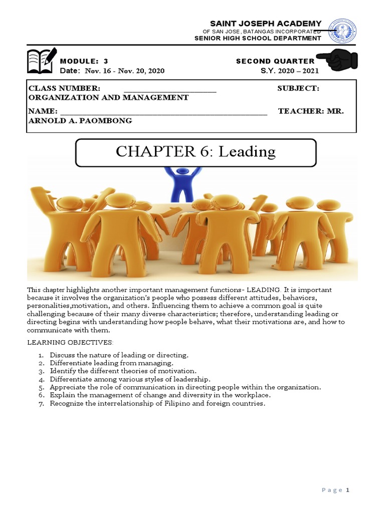 Understanding Leadership in Management | PDF | Leadership | Social ...