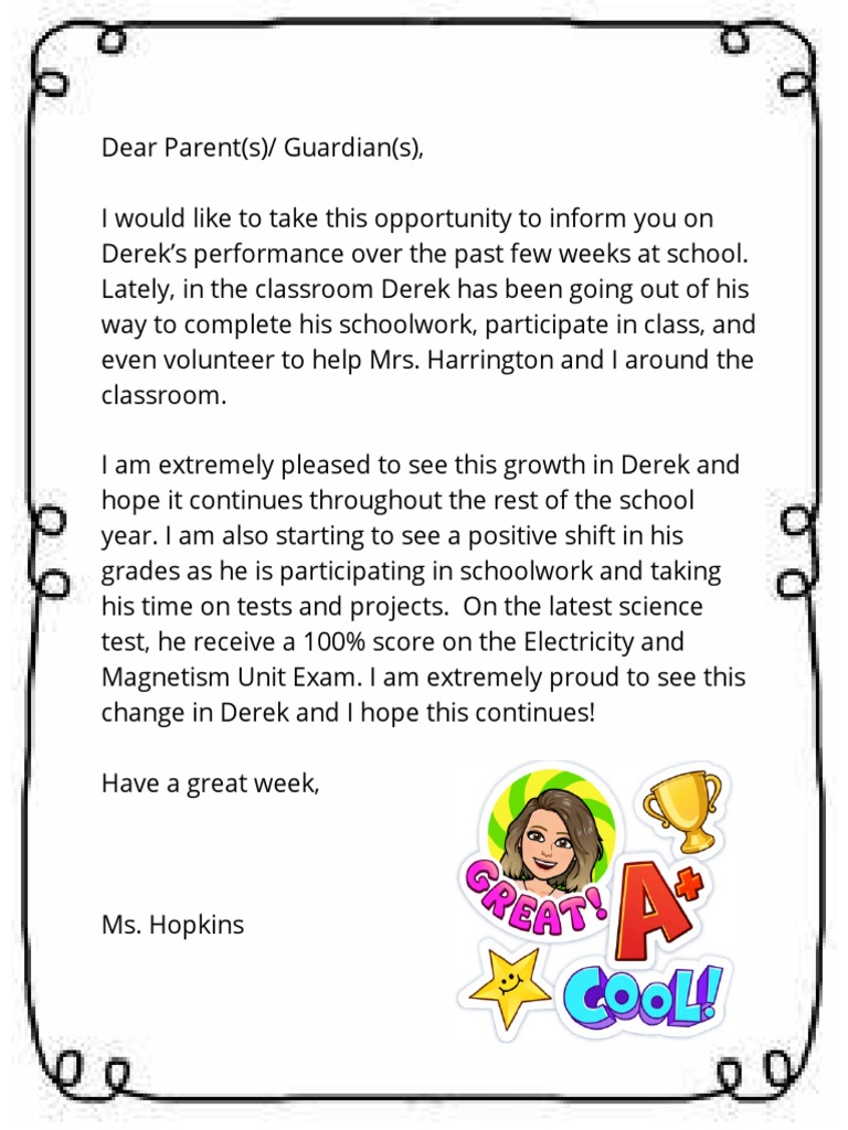 Dear Parent S Guardian S 1 | PDF