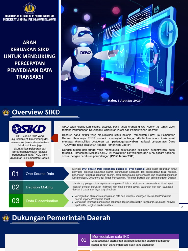 Kebijakan SIKD untuk Data Transaksi | PDF