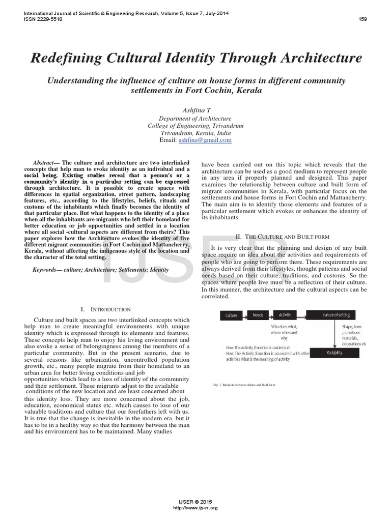 Ijser: Redefining Cultural Identity Through Architecture | PDF ...