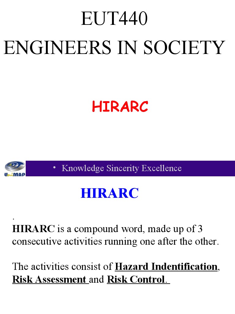 Hirarc and Safety Culture | PDF | Personal Protective Equipment | Hazards