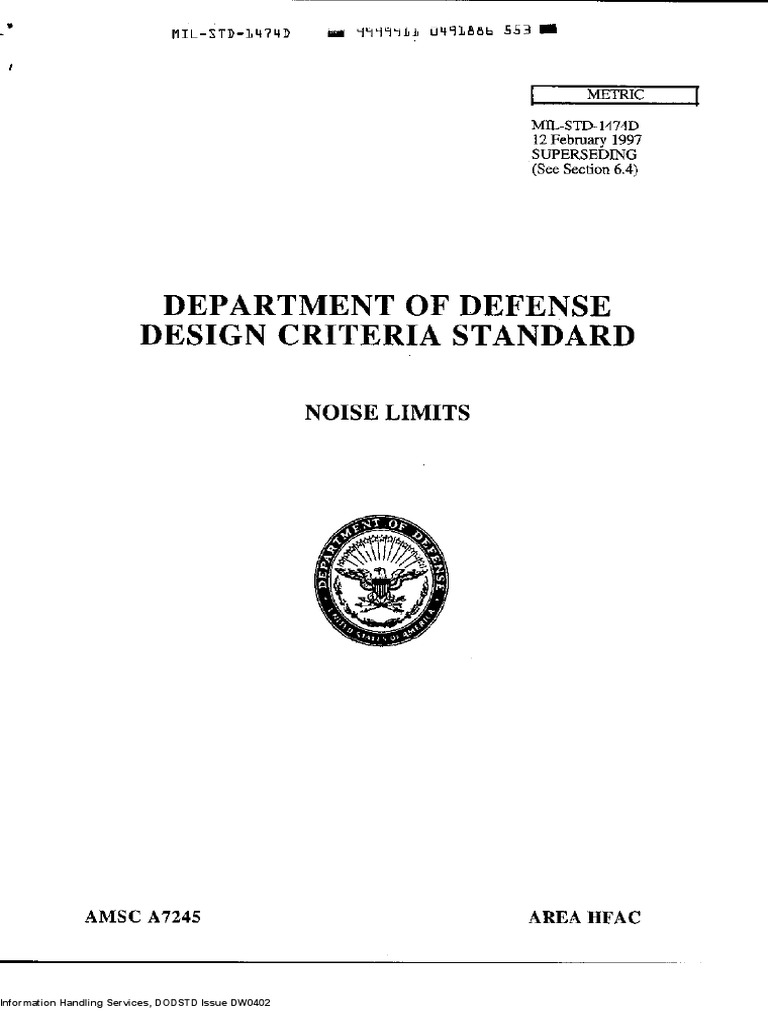 Mil STD 1474 D | PDF