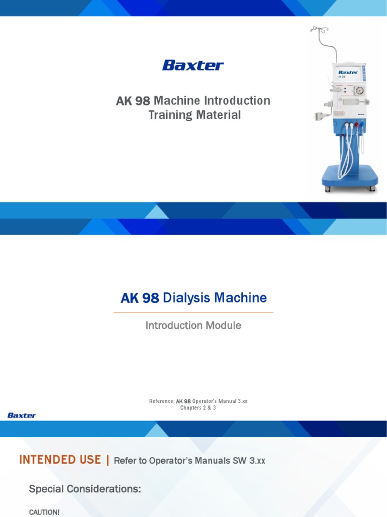 New 1 - AK 98 v3 Machine Introduction Training Material 2019-11-15 ...