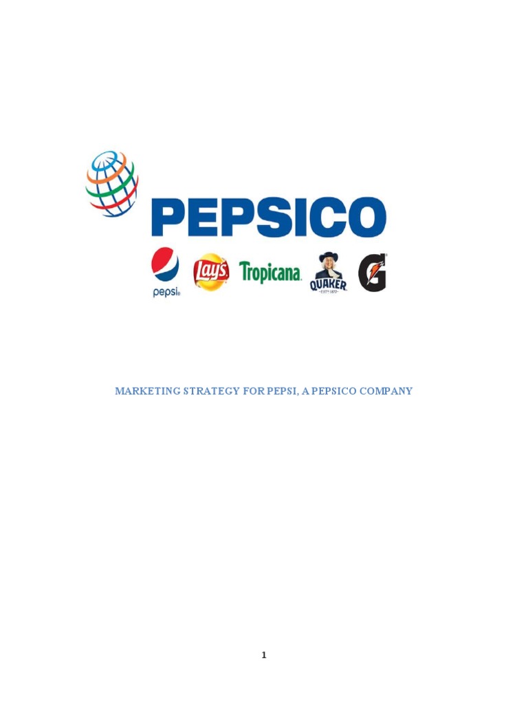 Marketing Approach and Strateg For Pepsico | PDF | Pepsi Co | Pepsi