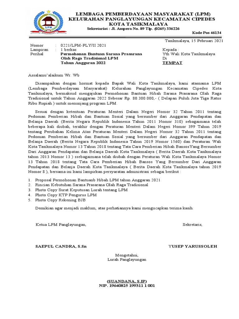 Proposal LPM 2022 | PDF