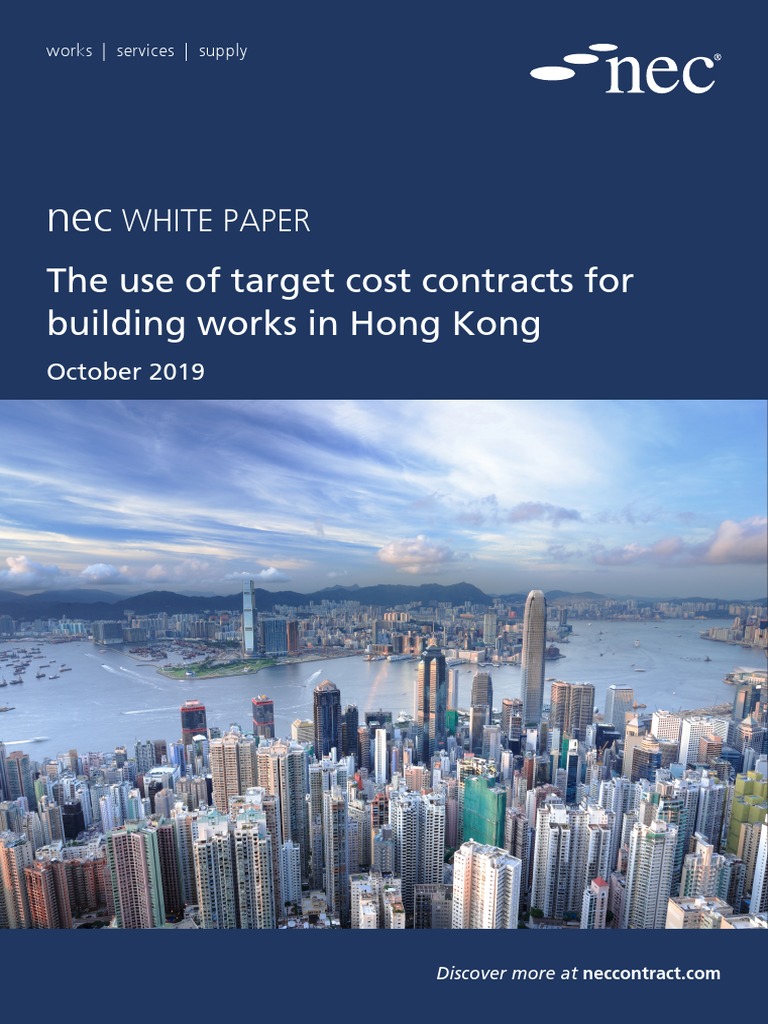 The Use of Target Cost Contracts For Building Works in Hong Kong | PDF ...