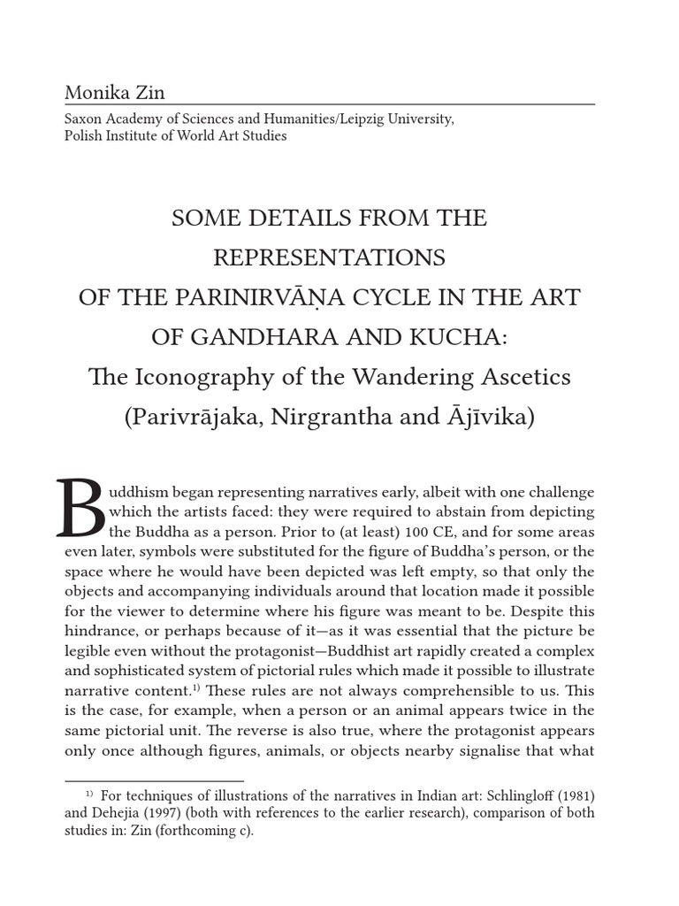 Zin, Monika 2018 Parinirvana Cycle in The Art of Gandhara and Kucha ...