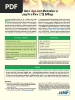 ISMP High Alert Medication List | PDF | Pharmaceutical Drug | Injection ...